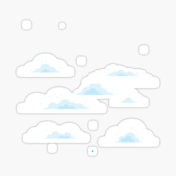 "cloud" Sticker for Sale by chopapi | Redbubble