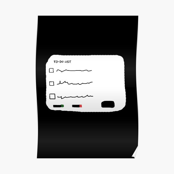"To do List- Design " Poster for Sale by tinasartstuff | Redbubble