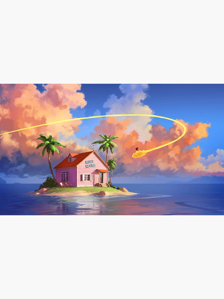 "Dragon Ball Master Roshi House" Sticker for Sale by DaturaSnake ...