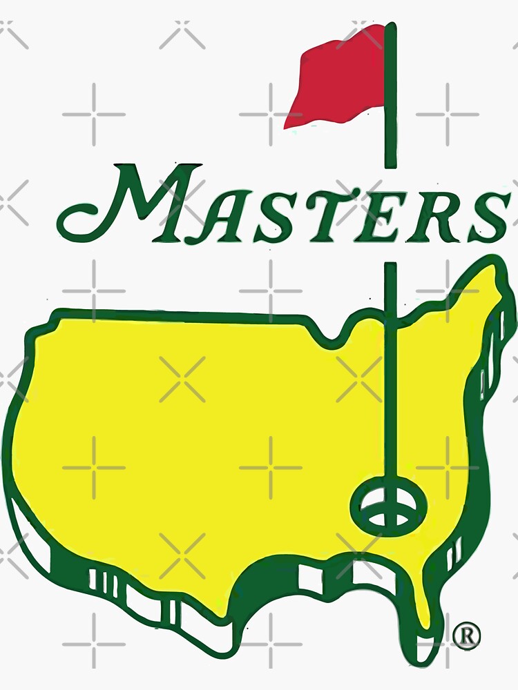 "masters golf pga" Sticker for Sale by Nakamoto99 | Redbubble
