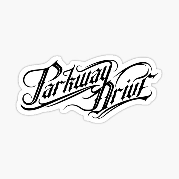 "Parkway Drive Merch Parkway Drive Logo" Sticker for Sale by AfafShopy ...