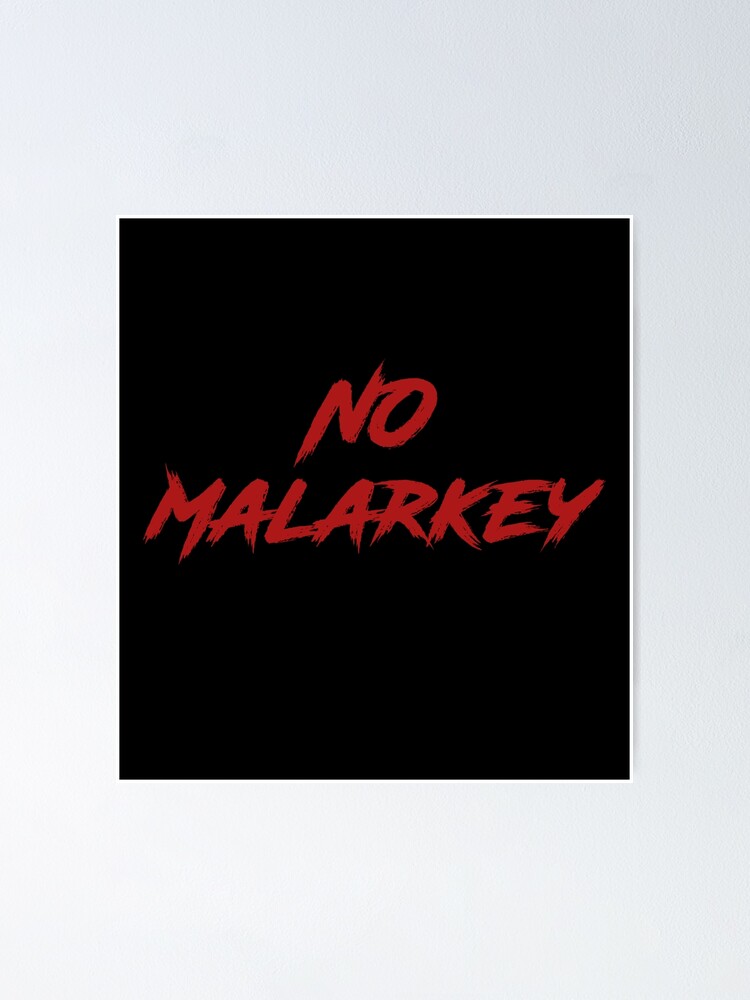 "NO MALARKEY Dark BRANDON Radical Leftist Meme" Poster for Sale by ...