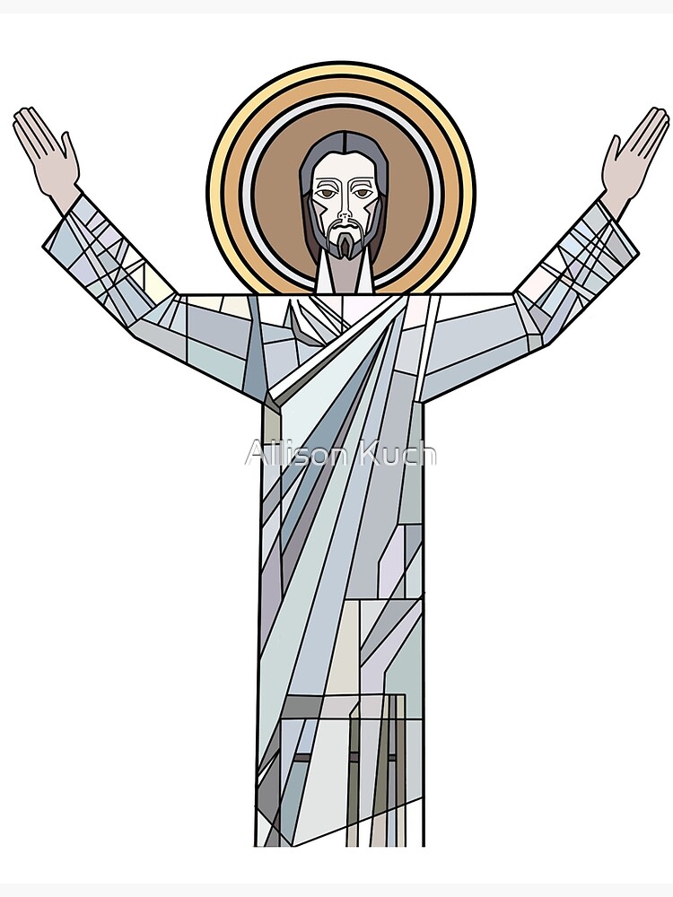 "Touchdown Jesus " Poster for Sale by kucharc5 | Redbubble