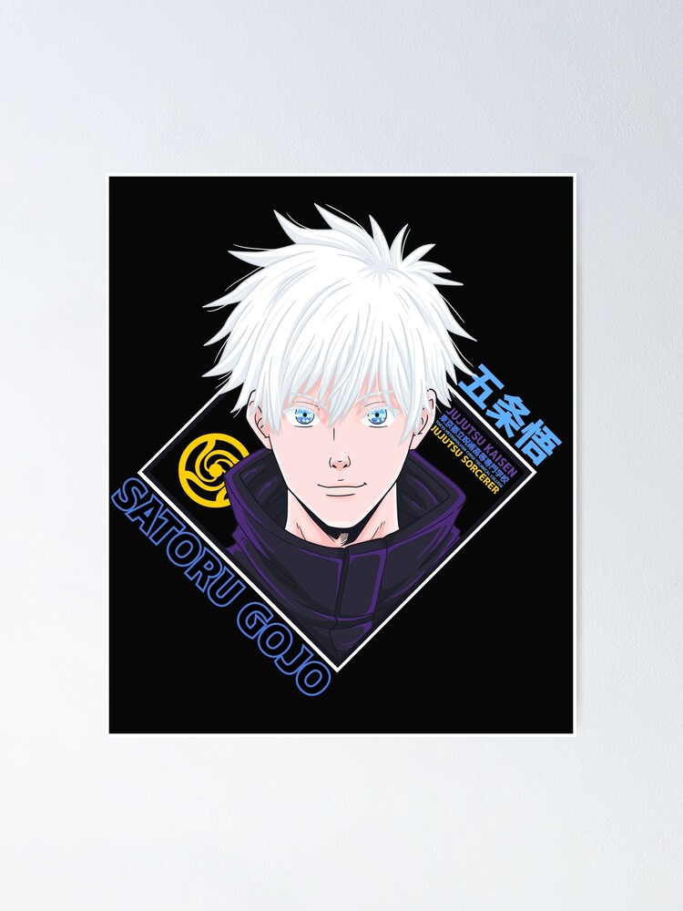 "Anime Satoru Gojo Limitless" Poster for Sale by TeeTowArgh | Redbubble