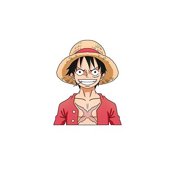 "Anime peeker Luffy" Sticker by Douenel | Redbubble