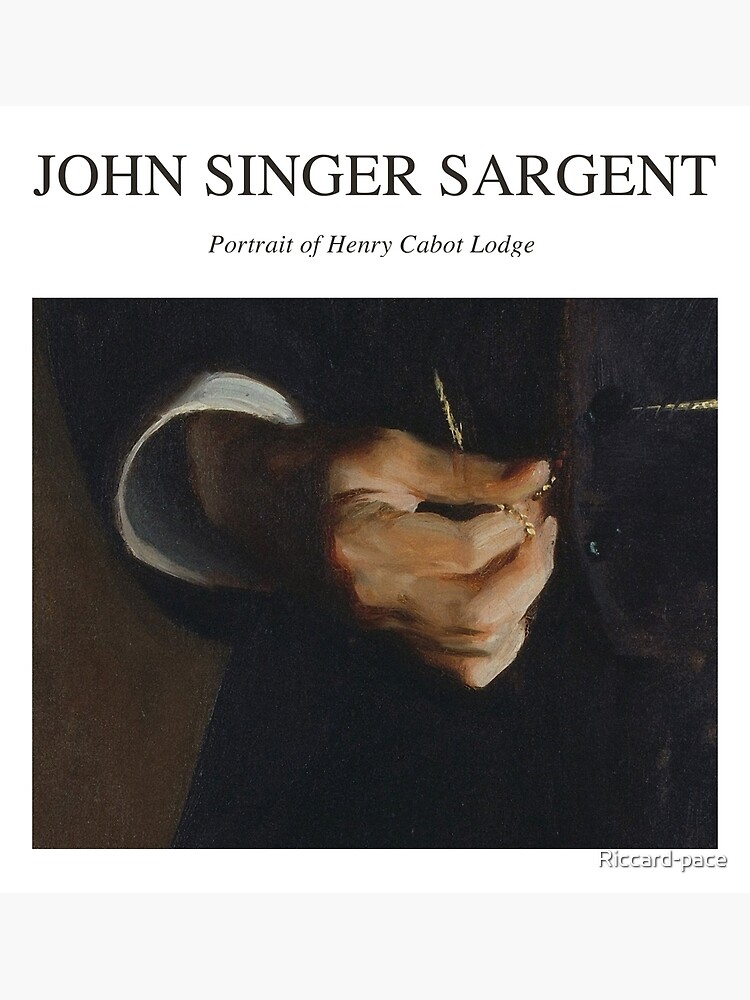 Póster «JOHN SINGER SARGENT, Retrato de Henry Cabot Lodge» de Riccard ...