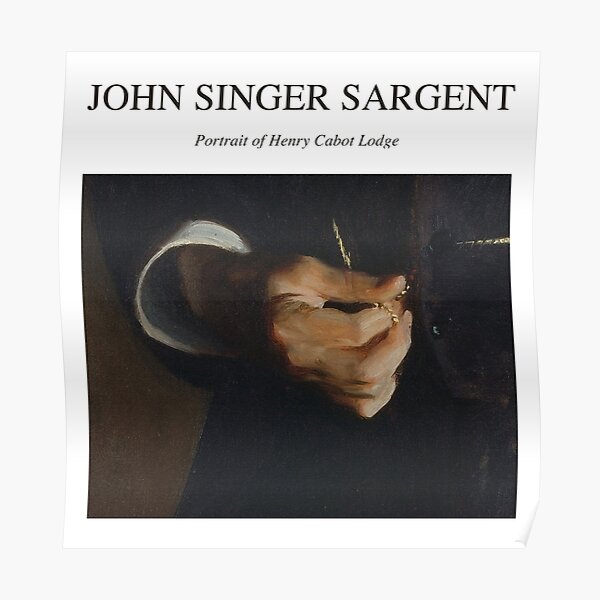 Póster «JOHN SINGER SARGENT, Retrato de Henry Cabot Lodge» de Riccard ...