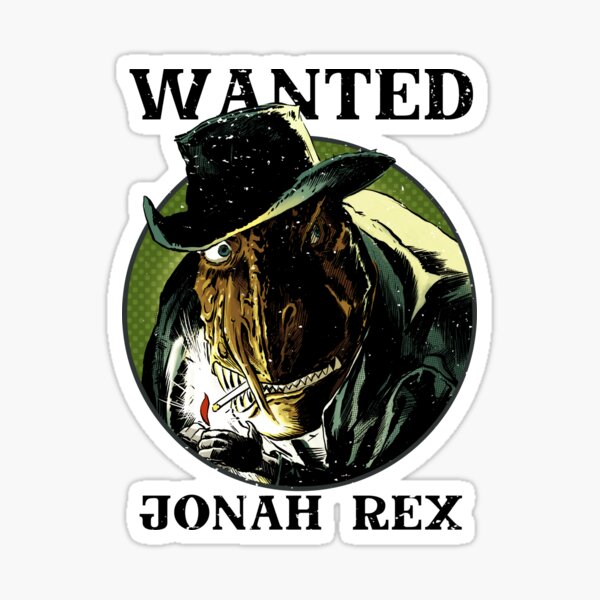 "Jonah Rex" Sticker for Sale by 13thFloorDesign | Redbubble