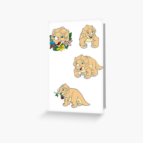 "Cera The Land Before Time STICKER PACK" Greeting Card for Sale by ...