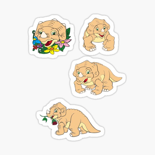 "Cera The Land Before Time STICKER PACK" Sticker for Sale by mikejapan2 ...