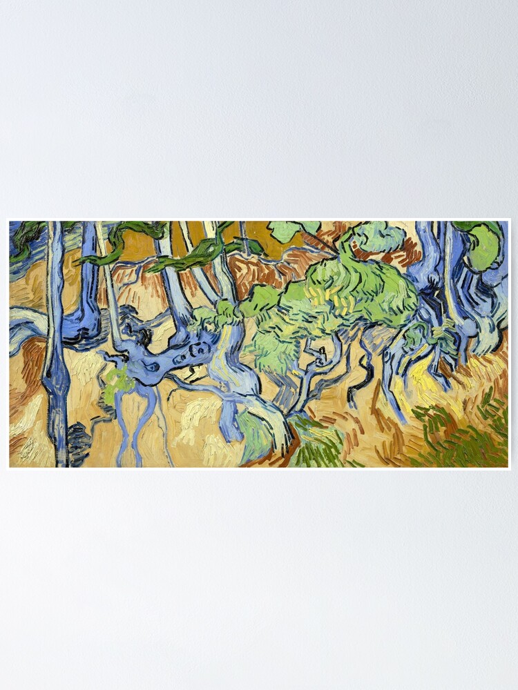 "Vincent Van Gogh - Tree-roots, 1890 " Poster for Sale by fineearth ...