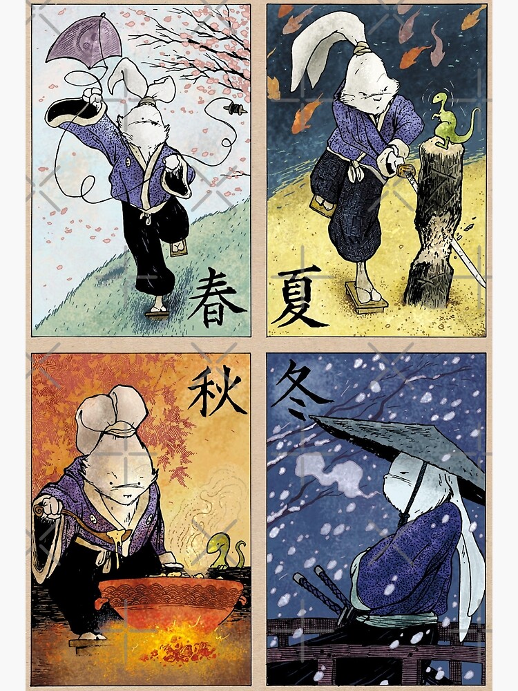 "usagi yojimbo,usagi,rabbit,samurai,armor,katana,sword,kimono,ronin ...