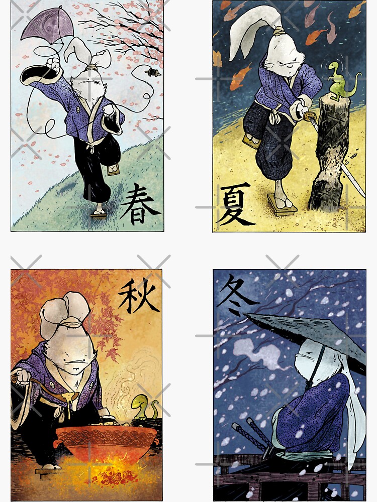 "usagi yojimbo,usagi,rabbit,samurai,armor,katana,sword,kimono,ronin ...