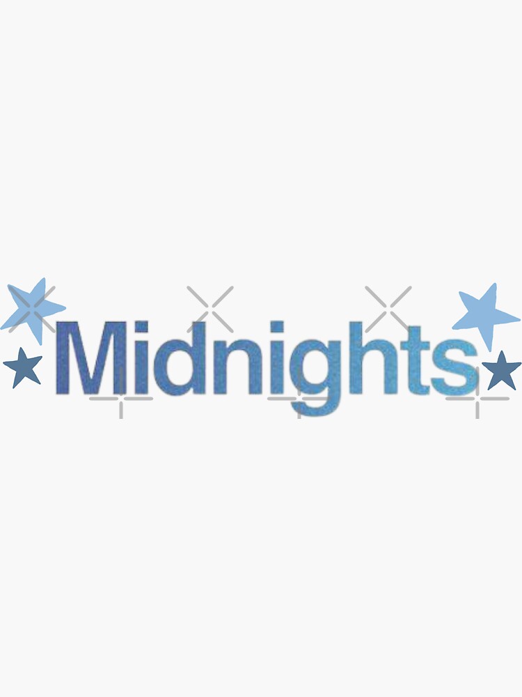 "Midnights TS" Sticker for Sale by heyvisuals | Redbubble