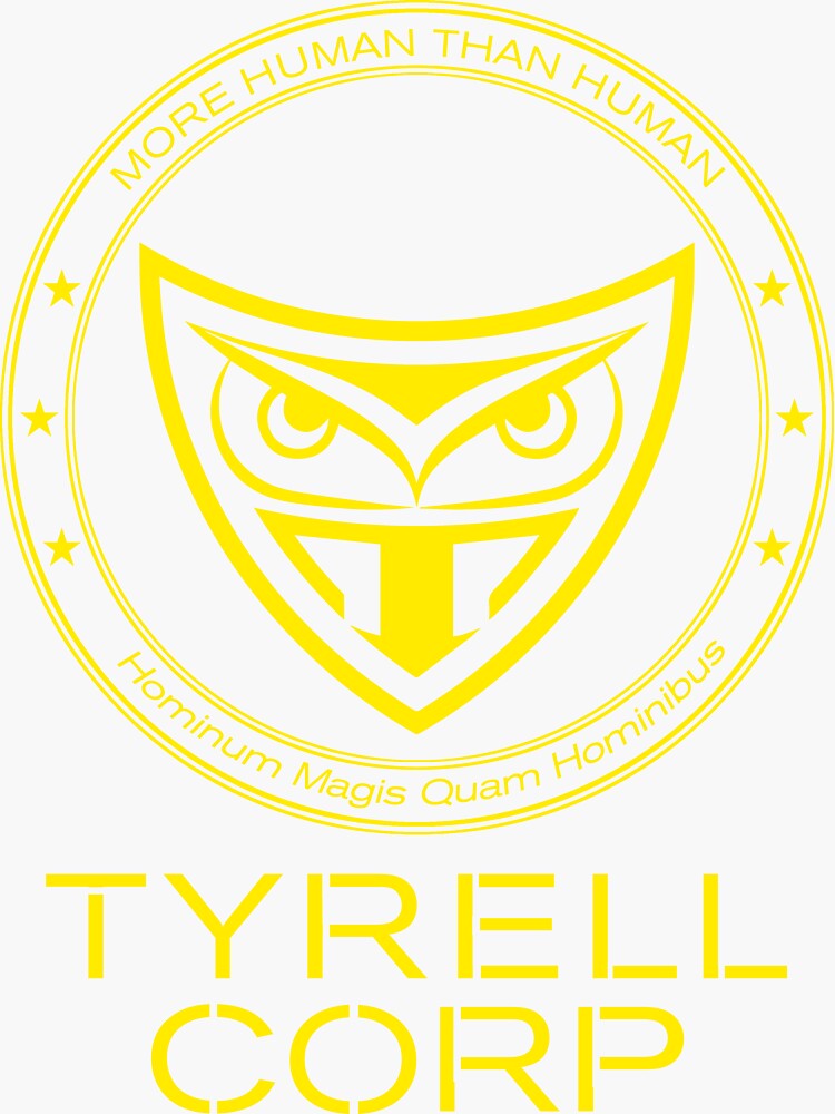 "Tyrell Corp : Inspired by Blade Runner" Sticker for Sale by WonkyRobot ...