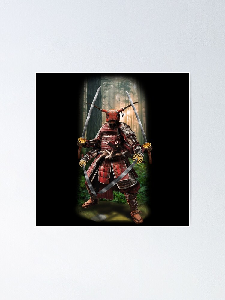 "Exclusive Hand Drawn Samurai Ant | Samurai Collection Item-16 (Ant ...