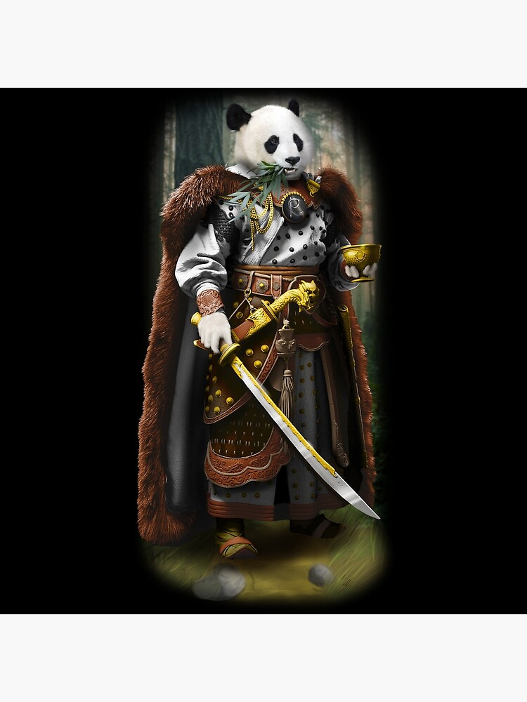 "Exclusive Hand Drawn Samurai Panda | Samurai Collection Item-22 (Panda ...