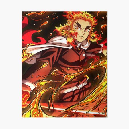 "Kyojuro Rengoku x kimetsu no yaiba" Art Board Print for Sale by ...