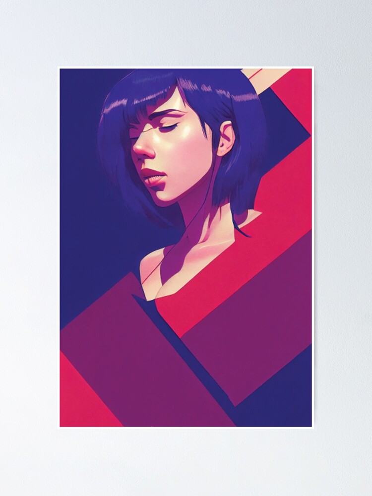 Beautiful Girl Digital Art Design Poster For Sale By Mycreativetees Redbubble
