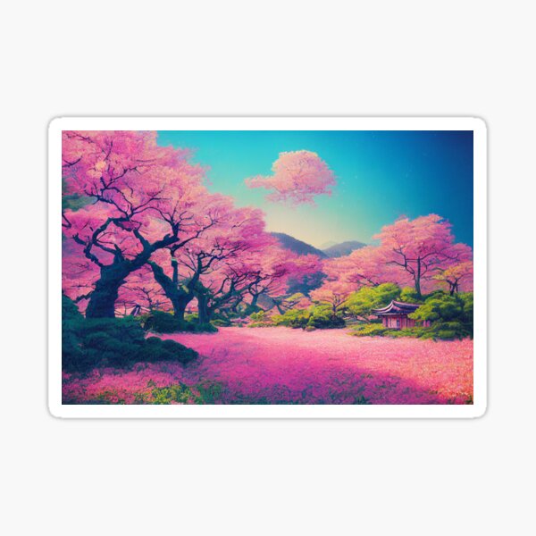 "Japan Scapes 7" Sticker for Sale by sixblackroses | Redbubble
