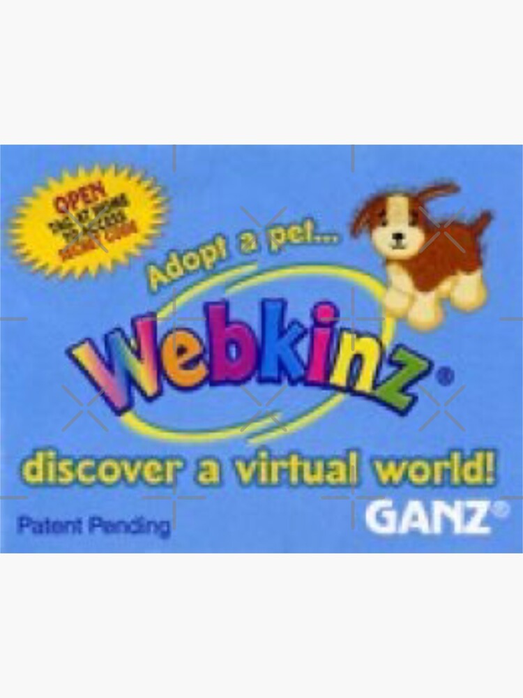 " Webkinz nostalgia label" Sticker for Sale by dyslsexyia | Redbubble