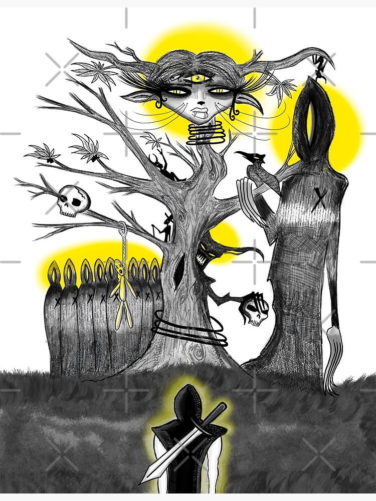 "Spooky Woods" Poster for Sale by AHyesASVisuals | Redbubble