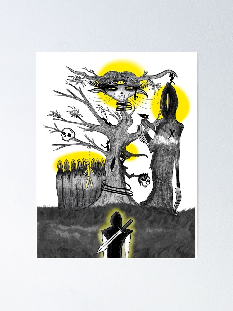 "Spooky Woods" Poster for Sale by AHyesASVisuals | Redbubble