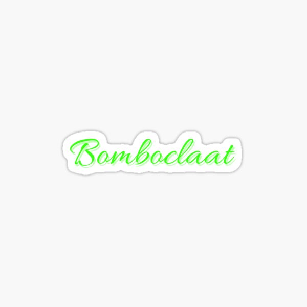 "Bomboclaat Jamaican T-Shirt Design " Sticker for Sale by KoolVibz ...