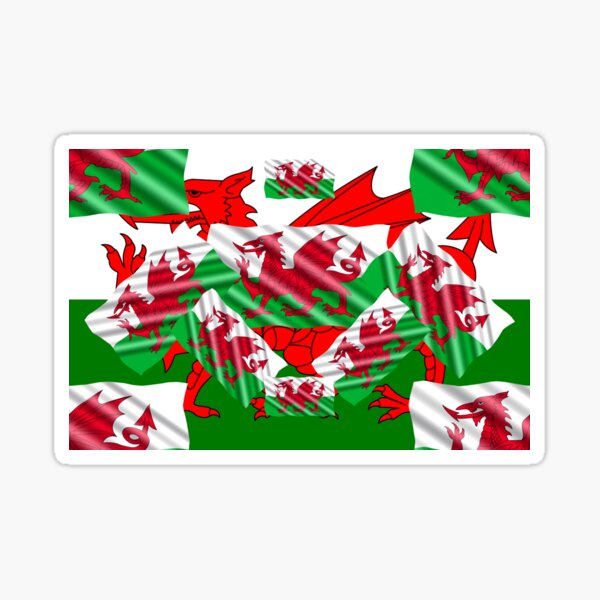 "Wales Flag" Sticker for Sale by Cozwins | Redbubble