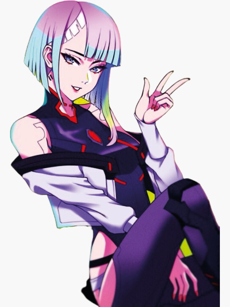 "cyberpunk edgerunners Lucyna Kushinada" Sticker for Sale by ...
