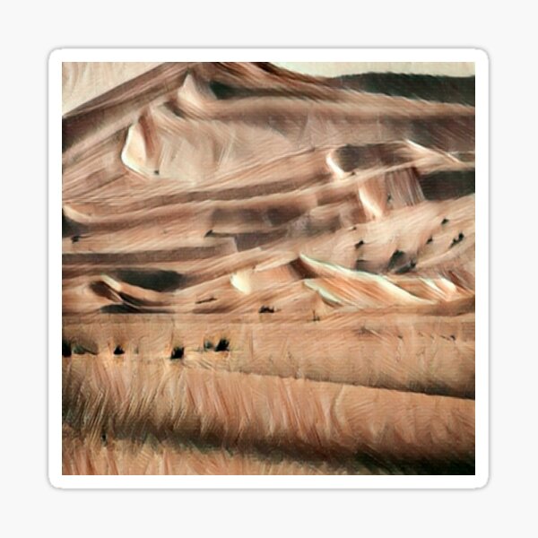 "Great Basin Desertification" Sticker for Sale by Aestheticlanart ...