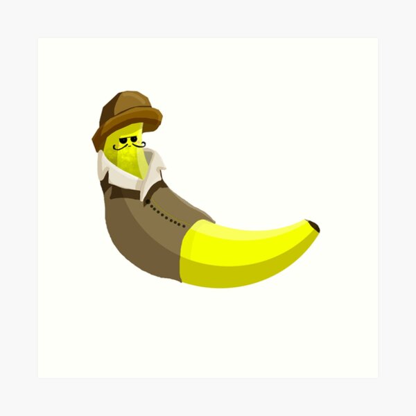 "Detective Potassium Peely, Unamused Banana" Art Print by ...