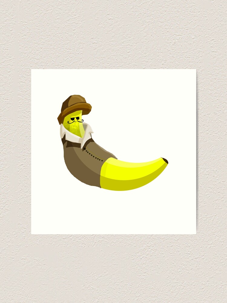 "Detective Potassium Peely, Unamused Banana" Art Print by ...