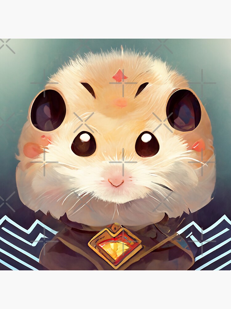 "Cute Adorable Hamster Face" Sticker for Sale by petshelter | Redbubble