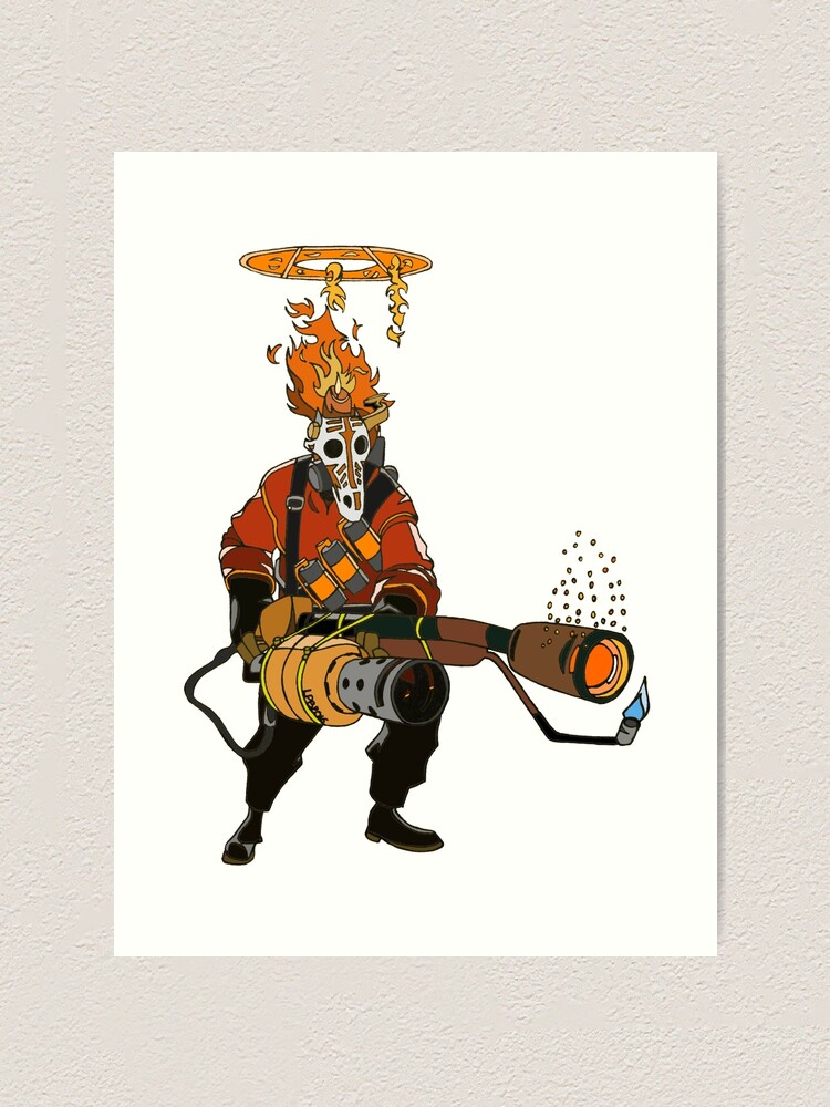 "Infernal Pyro Team Fortress 2" Art Print for Sale by EnoWesker | Redbubble