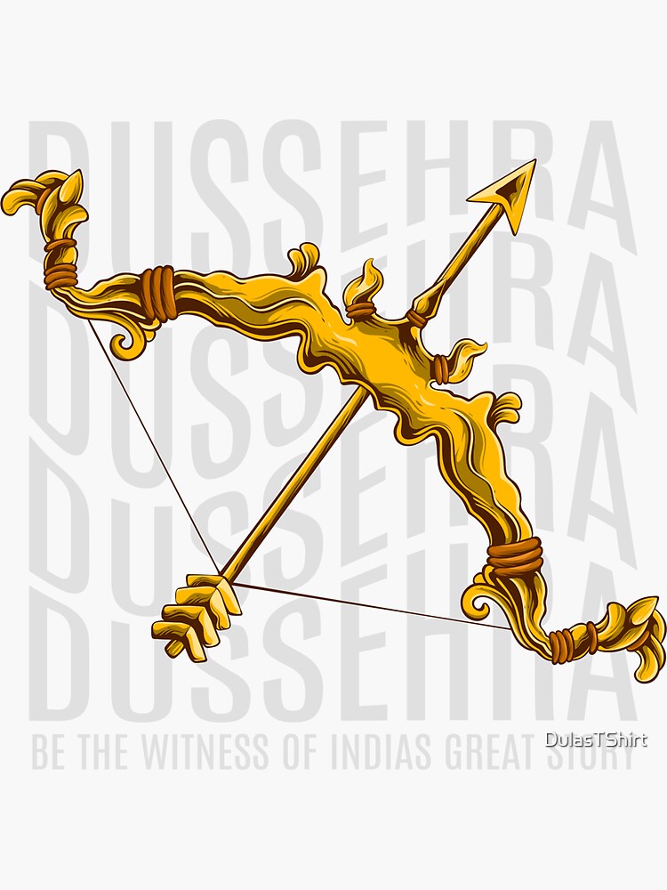"Dussehra" Sticker for Sale by DulasTShirt | Redbubble