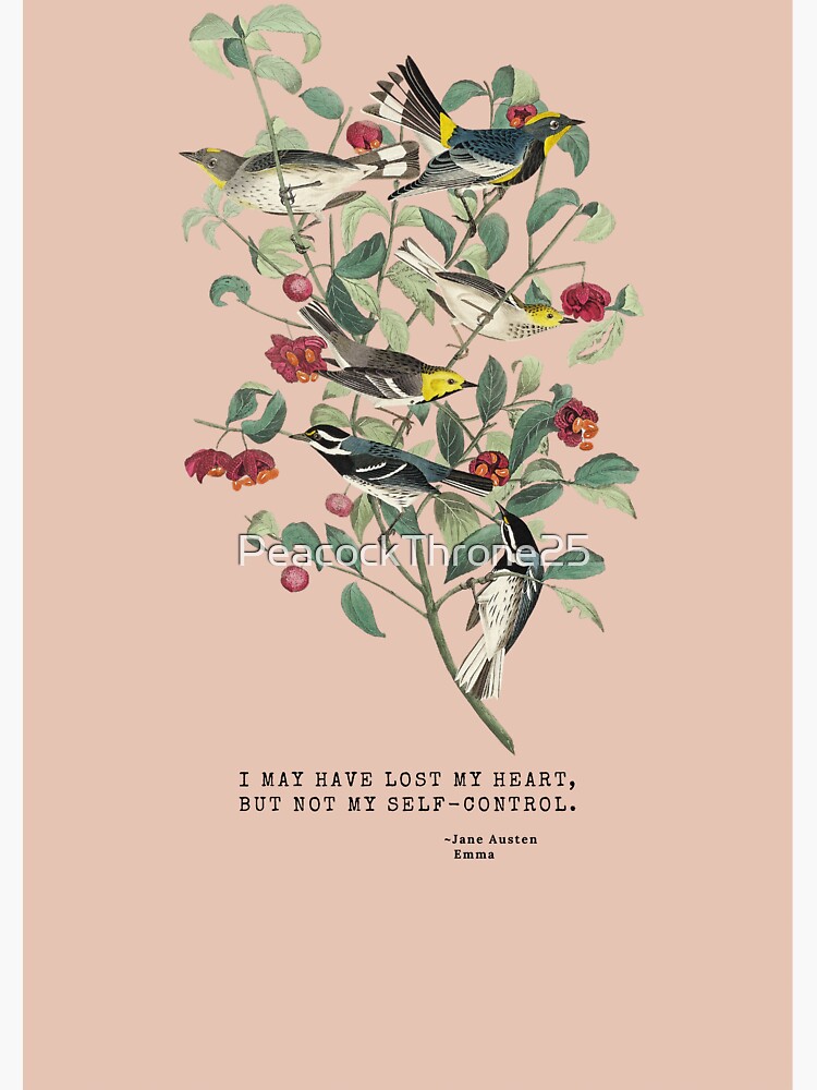 "Emma Quote -Jane Austen" Sticker for Sale by PeacockThrone25 | Redbubble