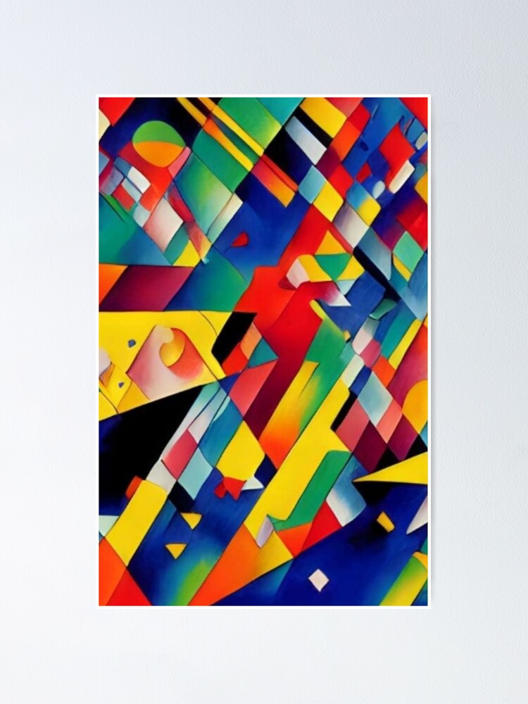 "Geometric Shapes" Poster for Sale by Crosby2021 | Redbubble