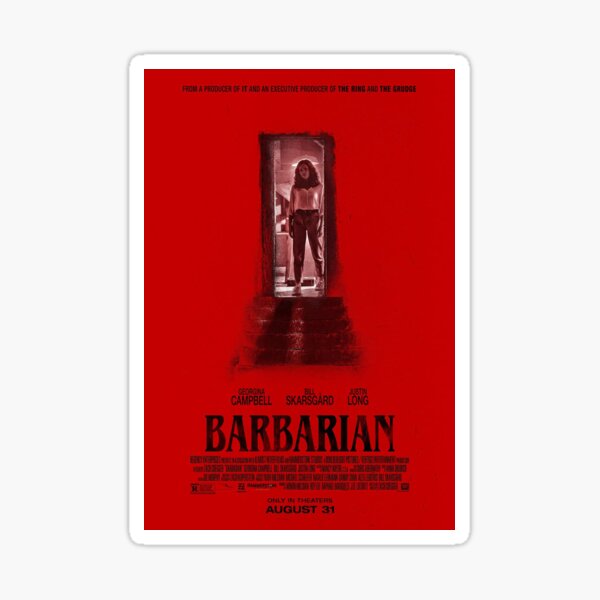"Barbarian (2022)" Sticker for Sale by karywalis | Redbubble