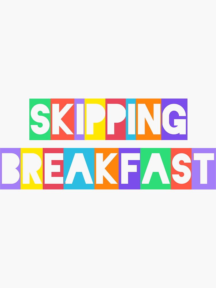 "shawnee - Skipping Breakfast" Sticker for Sale by ethancook024 | Redbubble