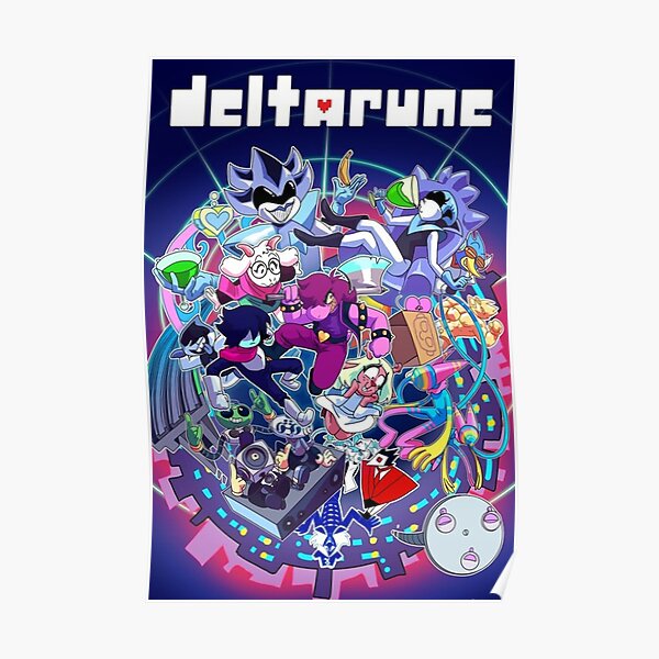 "DELTARUNE chapter 2" Poster for Sale by karywalis | Redbubble