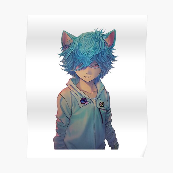 "Catboy anime pastels for Manga lovers" Poster for Sale by MobiusSpot ...