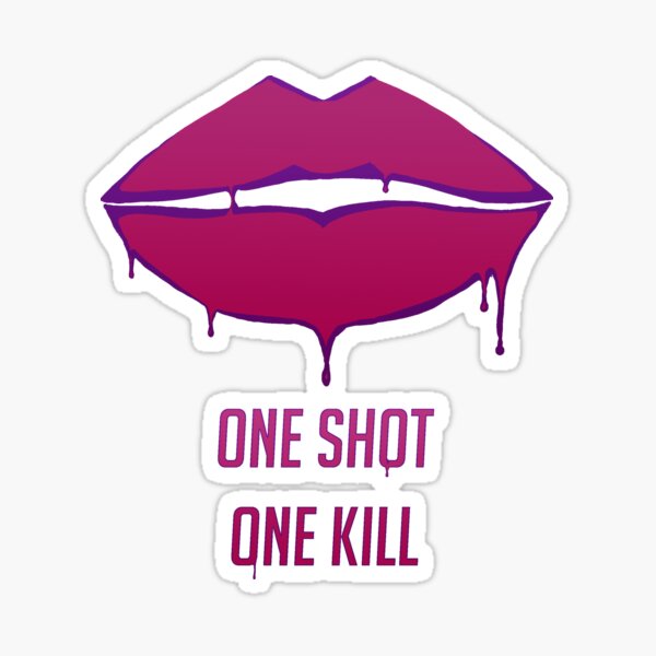 One Shot Kill Stickers | Redbubble