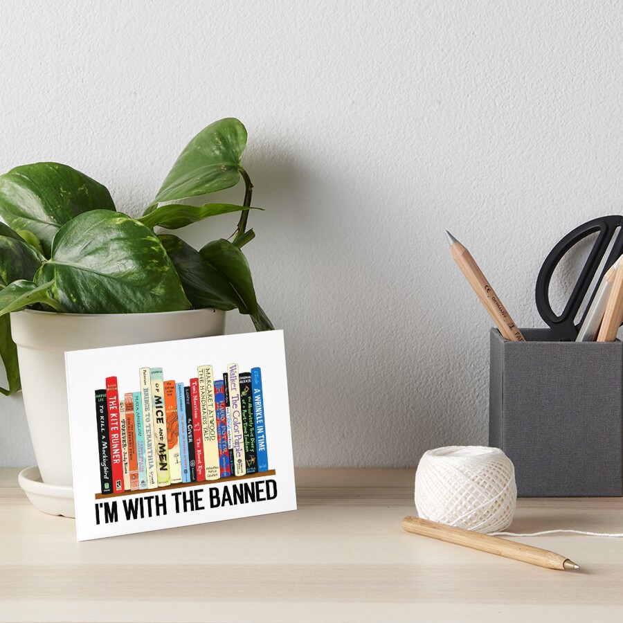 "I'm With The Banned, Banned Books, Read Banned Books, Teacher ...