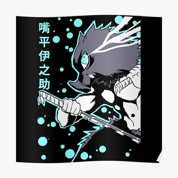 "inosuke demon slayer" Poster for Sale by youranimeworld | Redbubble