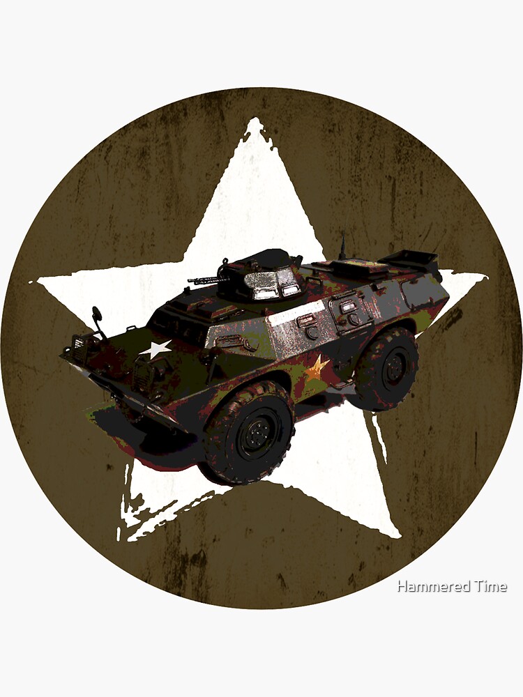 "Cadillac Gage Commando M706 US Army star worn" Sticker for Sale by ...