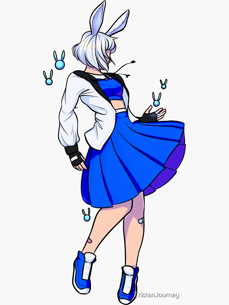 "Sky Bunny" Sticker for Sale by TristanJourney | Redbubble