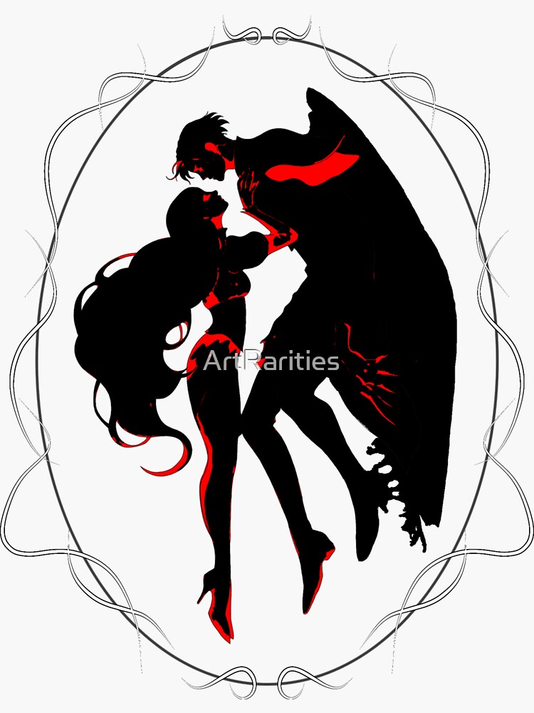"Dance Macabre " Sticker for Sale by RavenRarities | Redbubble
