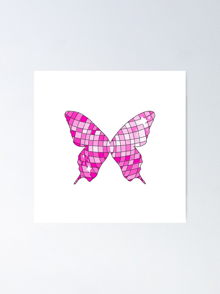 "Disco Butterfly" Poster for Sale by Alexandra-dubas | Redbubble