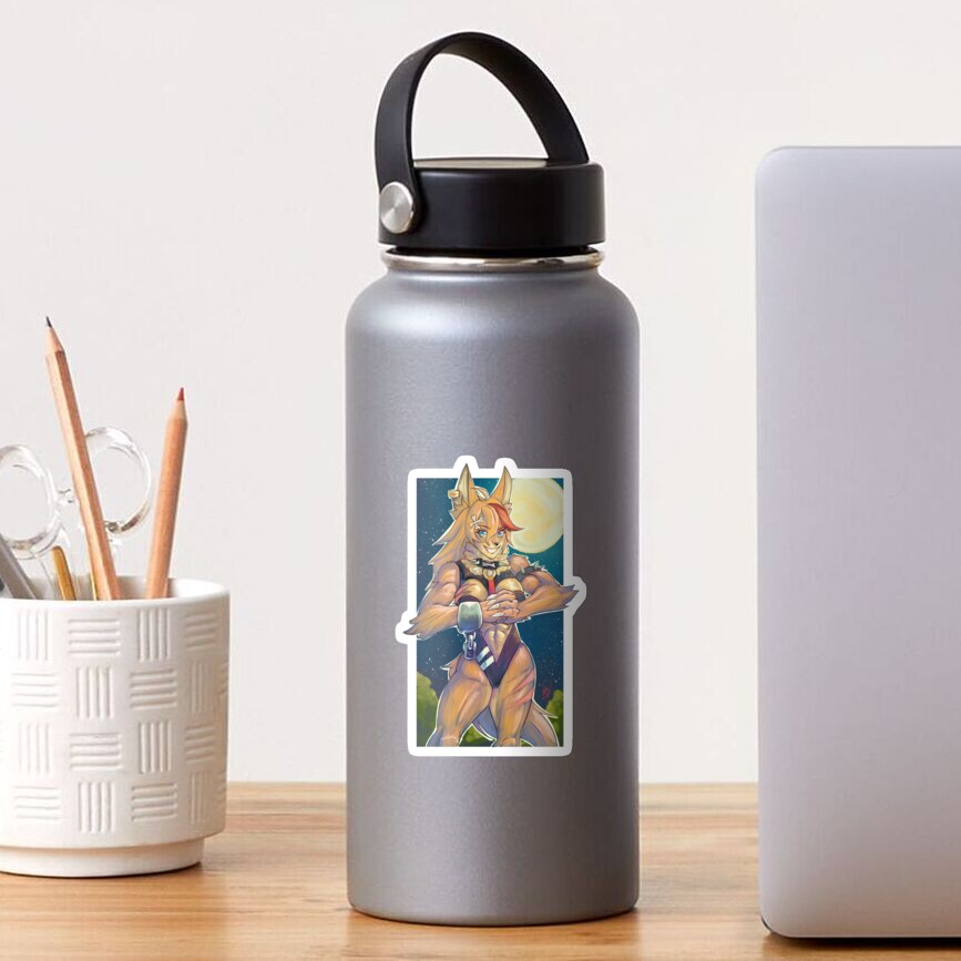 "BuffPup (werewolf)" Sticker for Sale by BoutsOfTheBlind | Redbubble